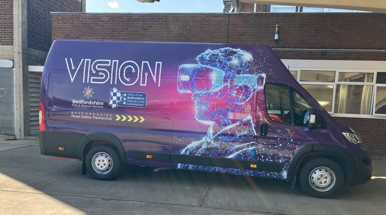 Bedfordshire Fire & Rescue Service: Vision Road Safety Van – Road Safety GB